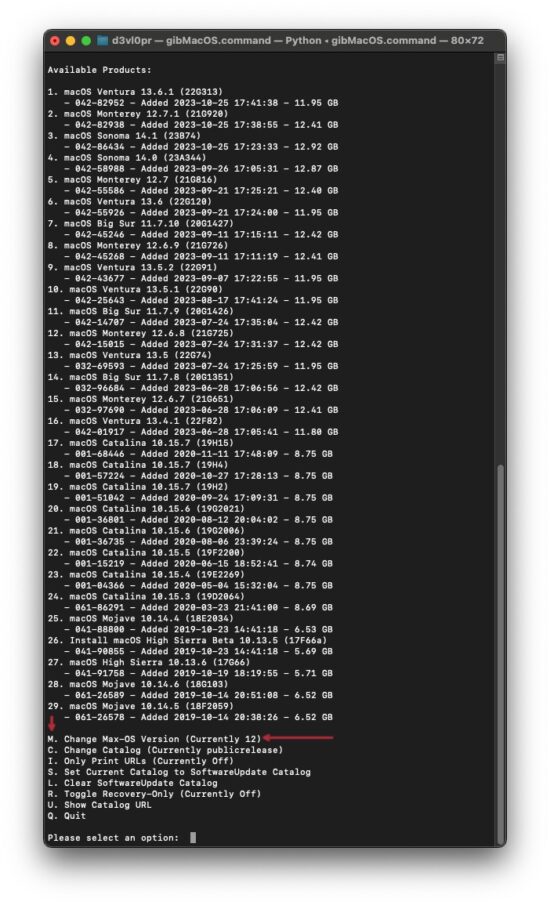 Guide to Create a Bootable macOS USB Drive Using gibmacOS Tool 2023 | Kextcache