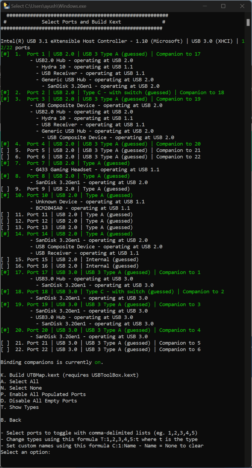 [GUIDE] How To do USB Mapping for Hackintosh in Windows
