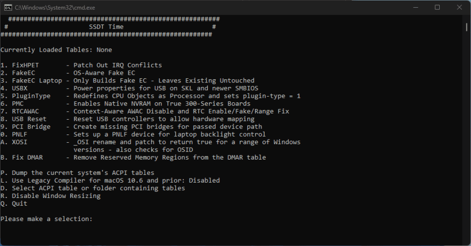 Advanced Hackintosh ACPI: A Deep Dive into SSDT Selection and Configuration