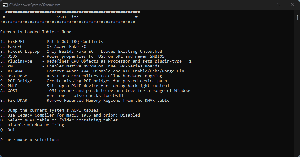 Advanced Hackintosh ACPI: A Deep Dive into SSDT Selection and Configuration