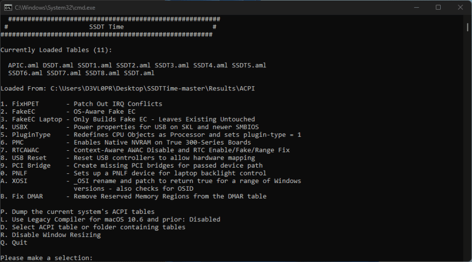 Advanced Hackintosh ACPI: A Deep Dive into SSDT Selection and Configuration