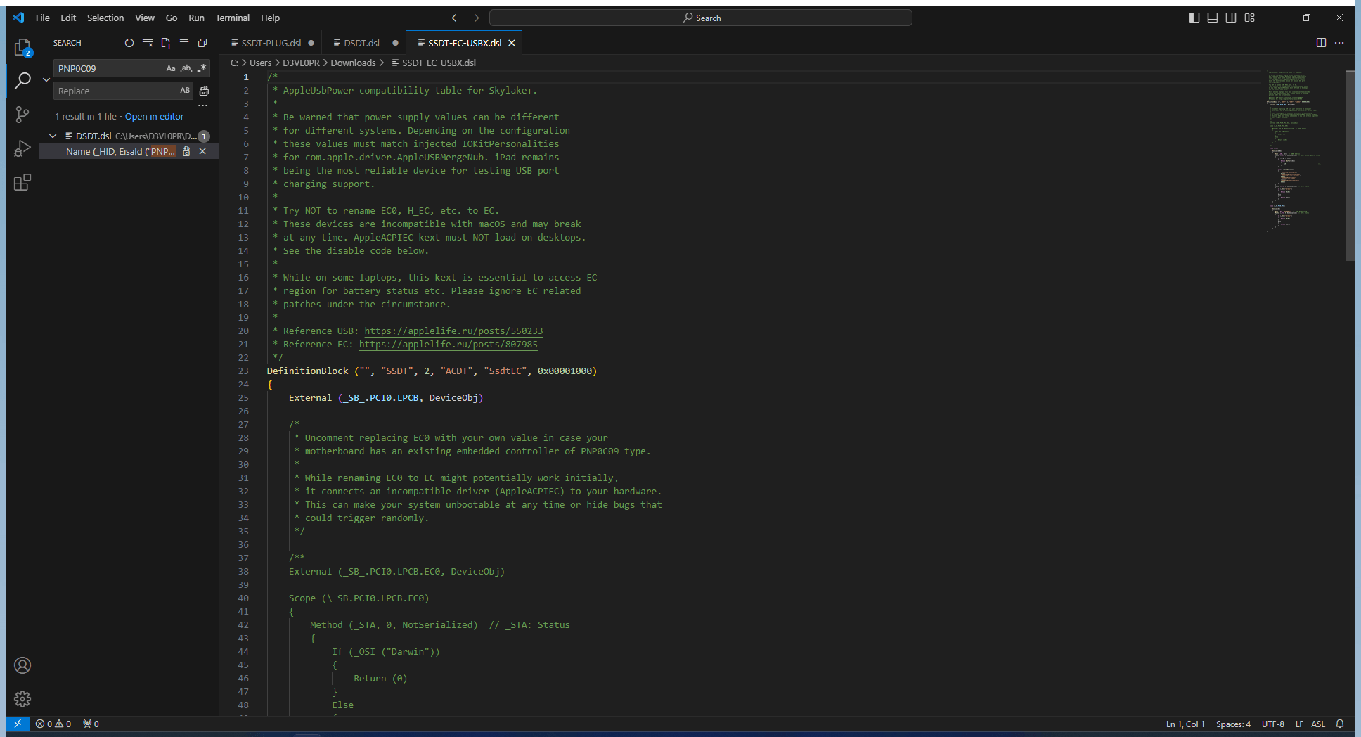 Advanced Hackintosh ACPI: A Deep Dive into SSDT Selection and Configuration