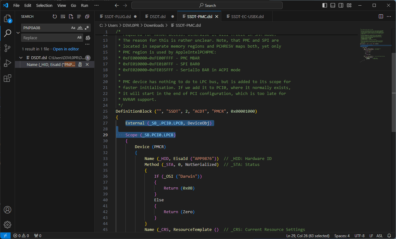 Advanced Hackintosh ACPI: A Deep Dive into SSDT Selection and Configuration
